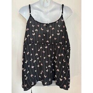 torrid | Tops | Torrid Georgette Ruffle Front Faux Wrap Vneck Cami Top ...